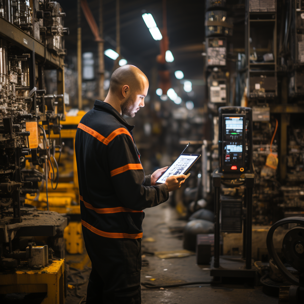 Using QR codes for mobile tools tracking