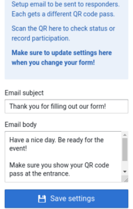 “QR Code Ticket Per Response” Google Forms™ Addon
